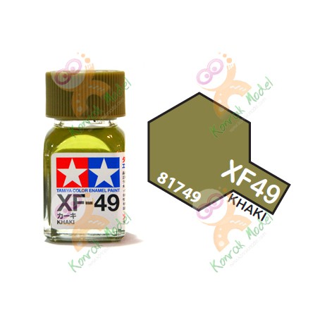 สีสูตรน้ำมัน Tamiya Enamel XF49 Khaki 10ml | Shopee Thailand