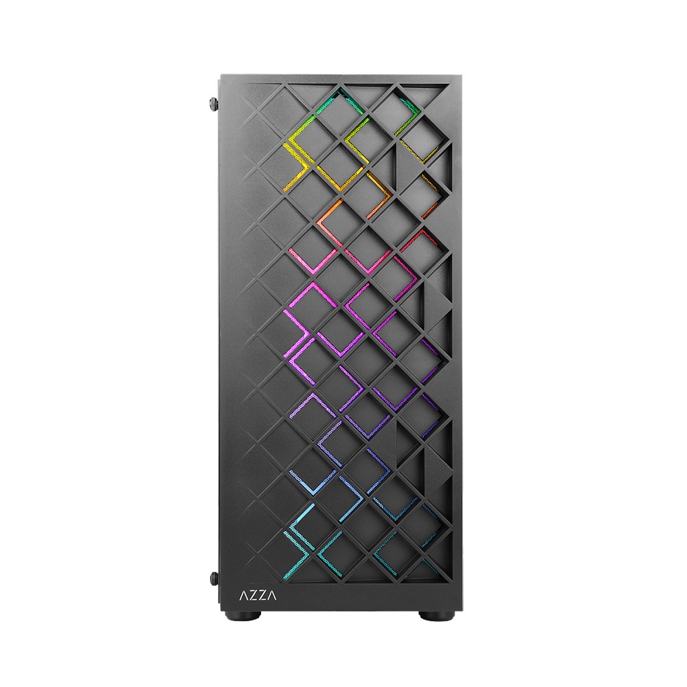เคสคอมพิวเตอร์ AZZA ATX Mid Tower Tempered Glass ARGB Gaming Case SPECTRA 280 (ขาว/ดำ). | Shopee ...