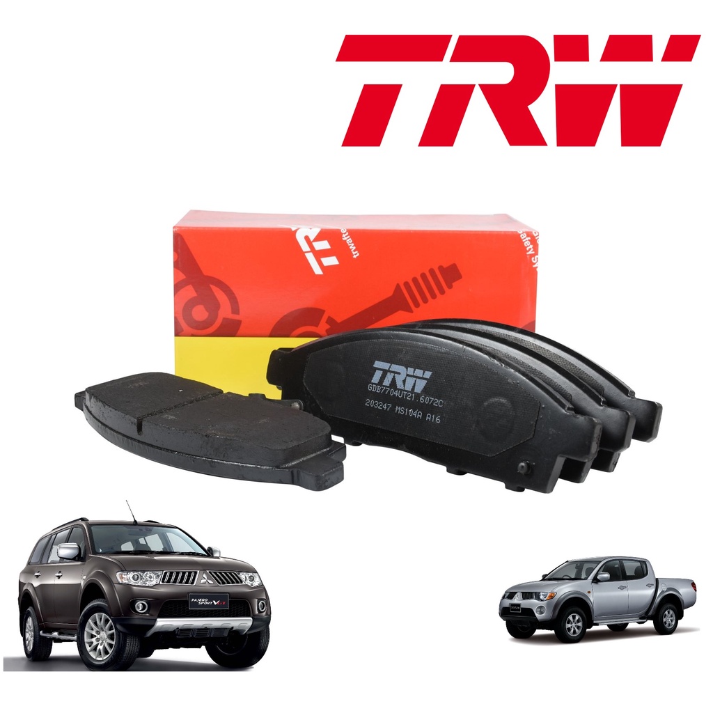 TRW UTEC ผ้าเบรค MITSUBISHI TRITON PAJERO SPORT ไตรตัน ปาเจโร่ สปอร์ต ปี 2008-2022 | Shopee Thailand