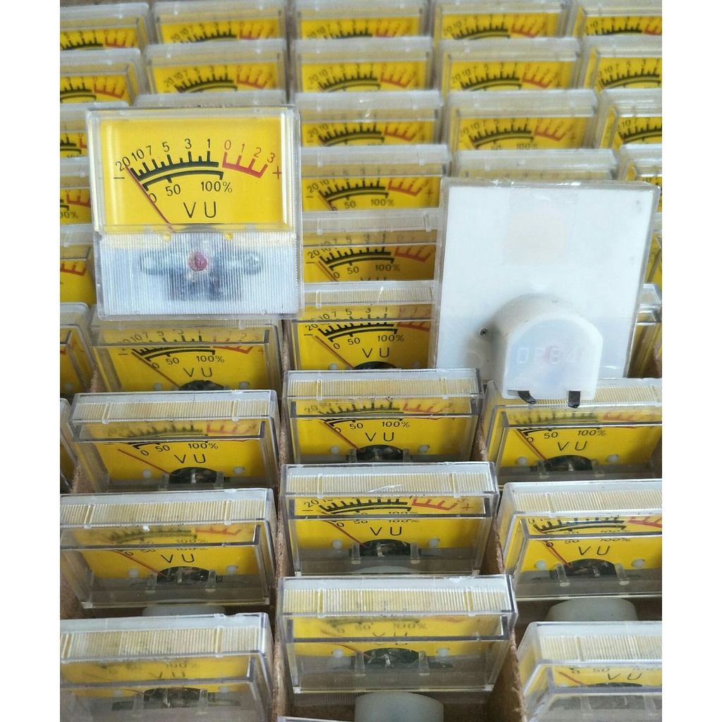 (3ชิ้น) VU Meter Volume Unit วียูมิเตอร์ ขนาด 40x40mm. สินค้าใหม่ในไทย ...