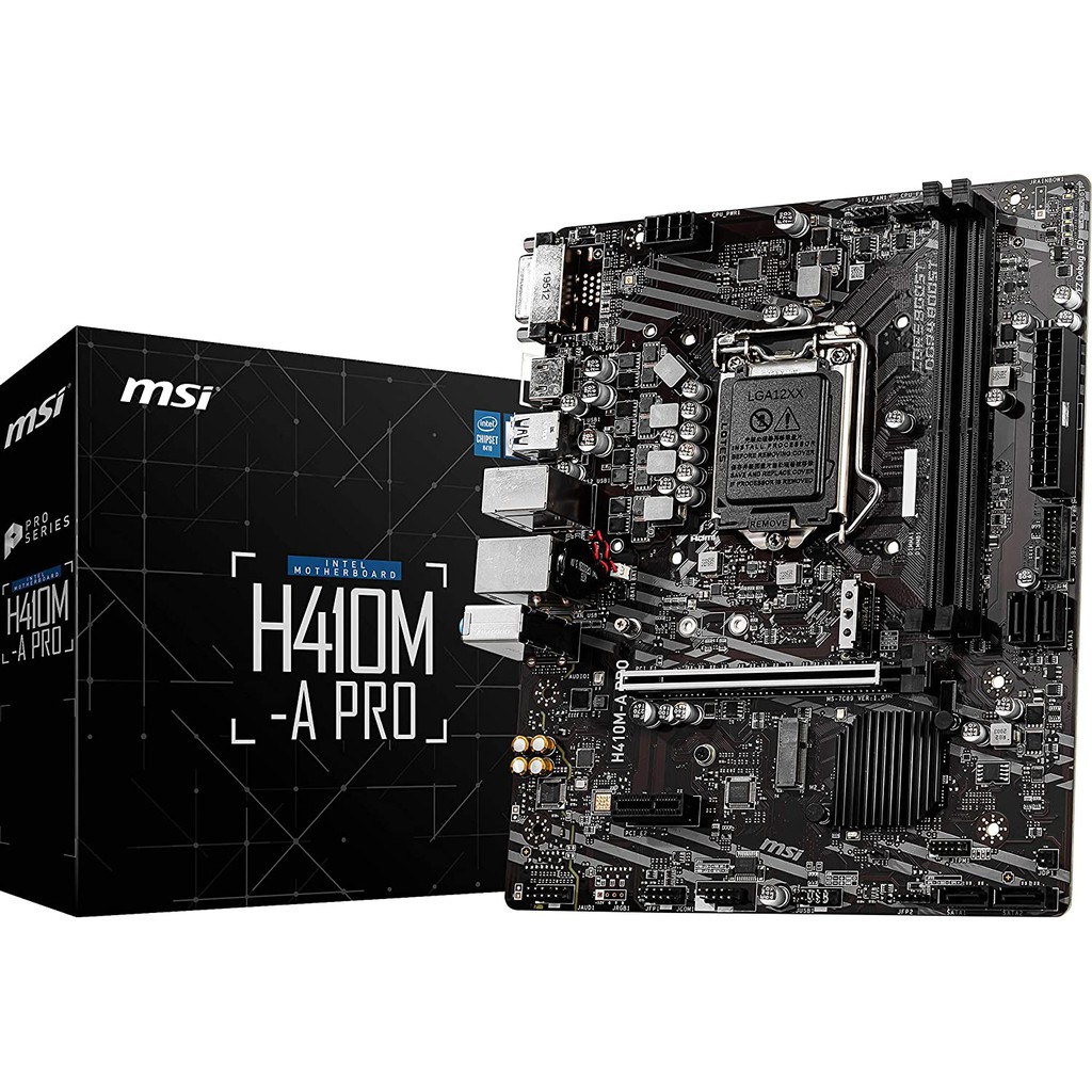MSI H410M-A PRO/ H410M Pro-VH ProSeries Motherboard LGA 1200 H410 ...
