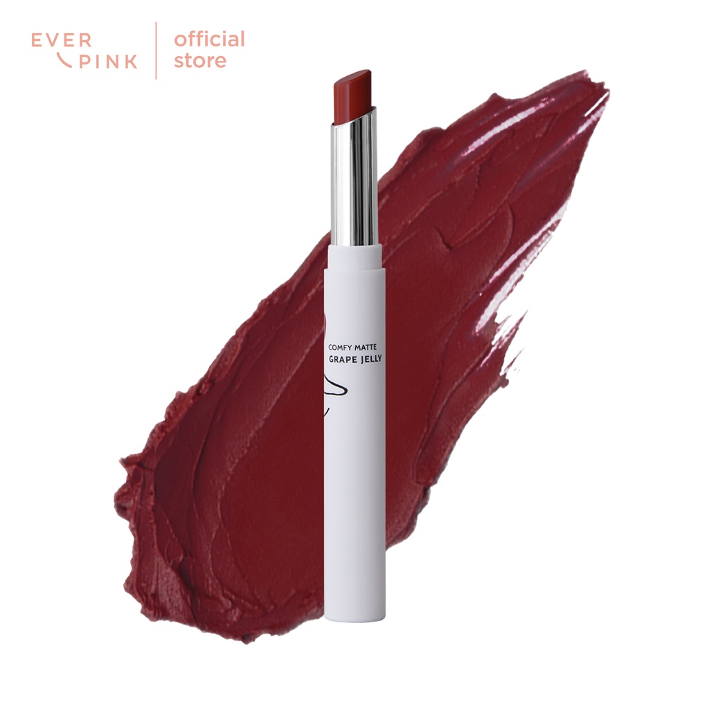 Everpink Cosmetics Comfy Matte (หมดอายุ 10/2022) ลิปสติกเนื้อ Semi ...