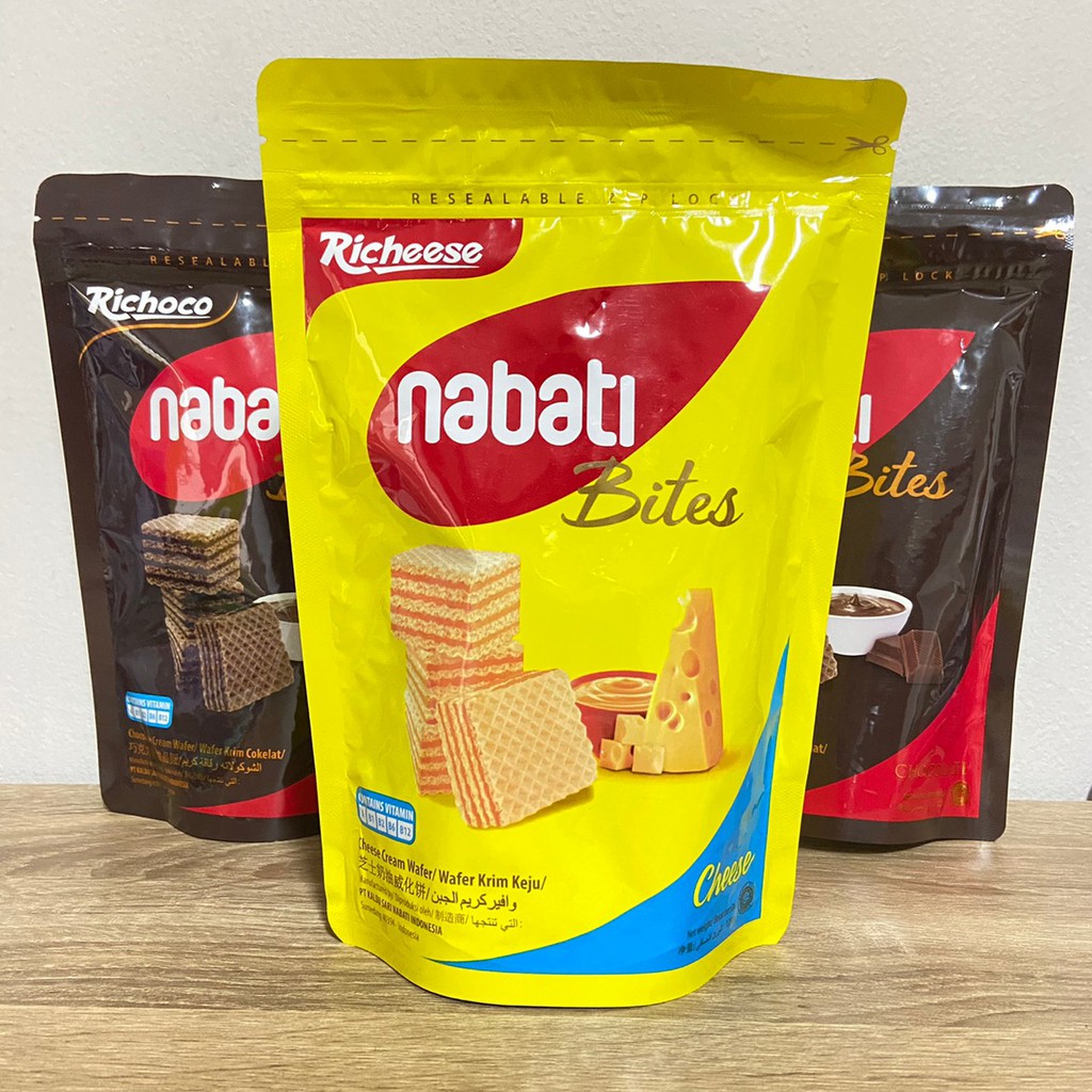 Nabati Richeese Wafer Cheese Cream Wafer Nabati Bites เวเฟอร์สอดไส้ครีม ...