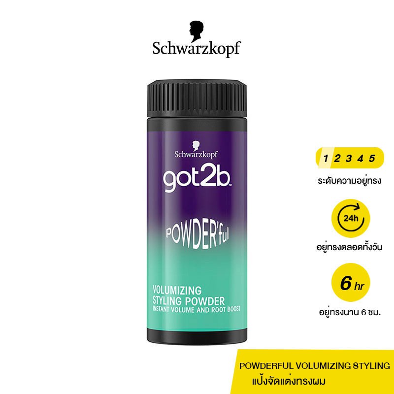 Schwarzkopf Got2B POWDERFUL Volumizing Styling Powder 10g / Taft Volume ...