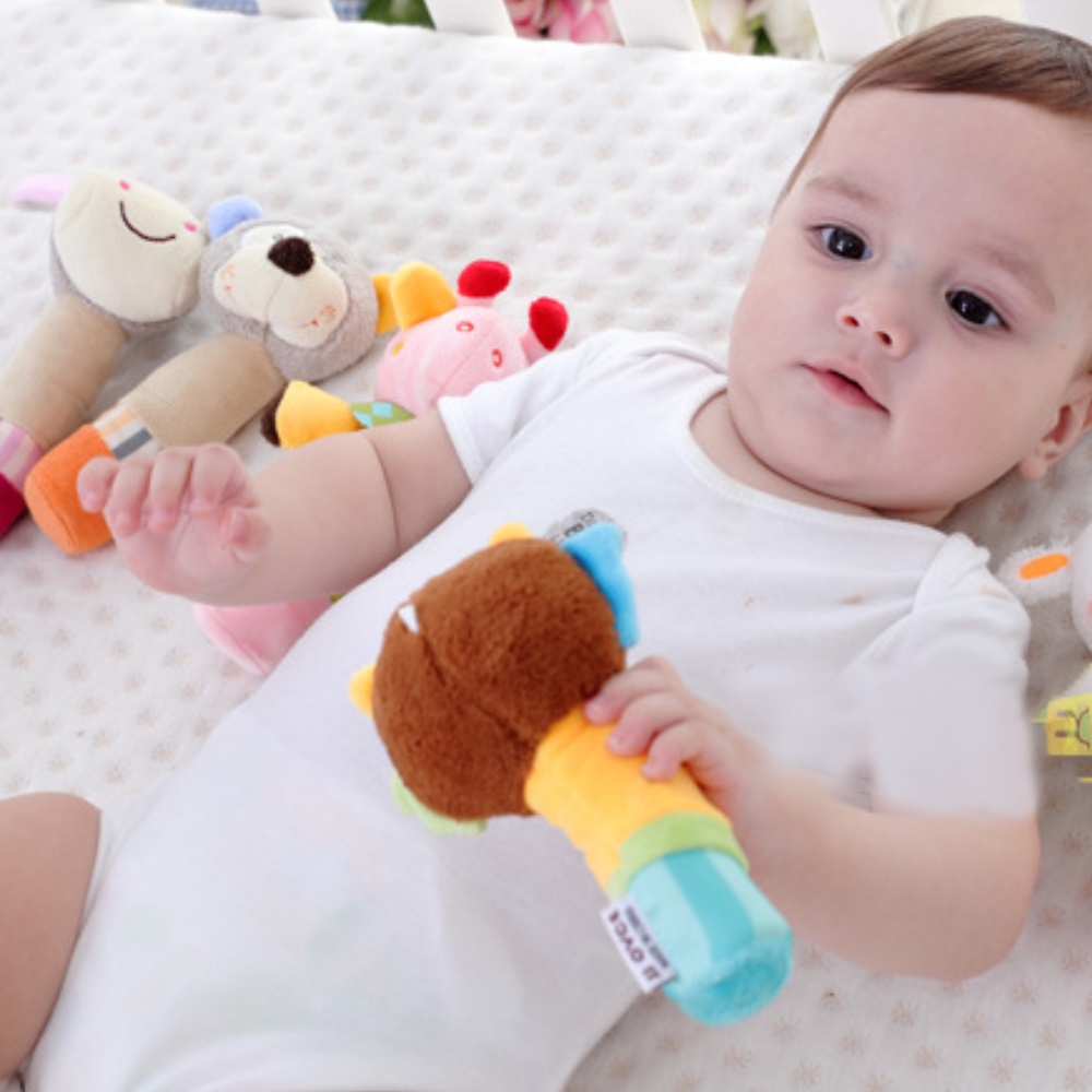 Baby BB Stick Soothing Hand Ringing Bell 0-1 ปีเด็ก Grips ทารกแรกเกิด ...