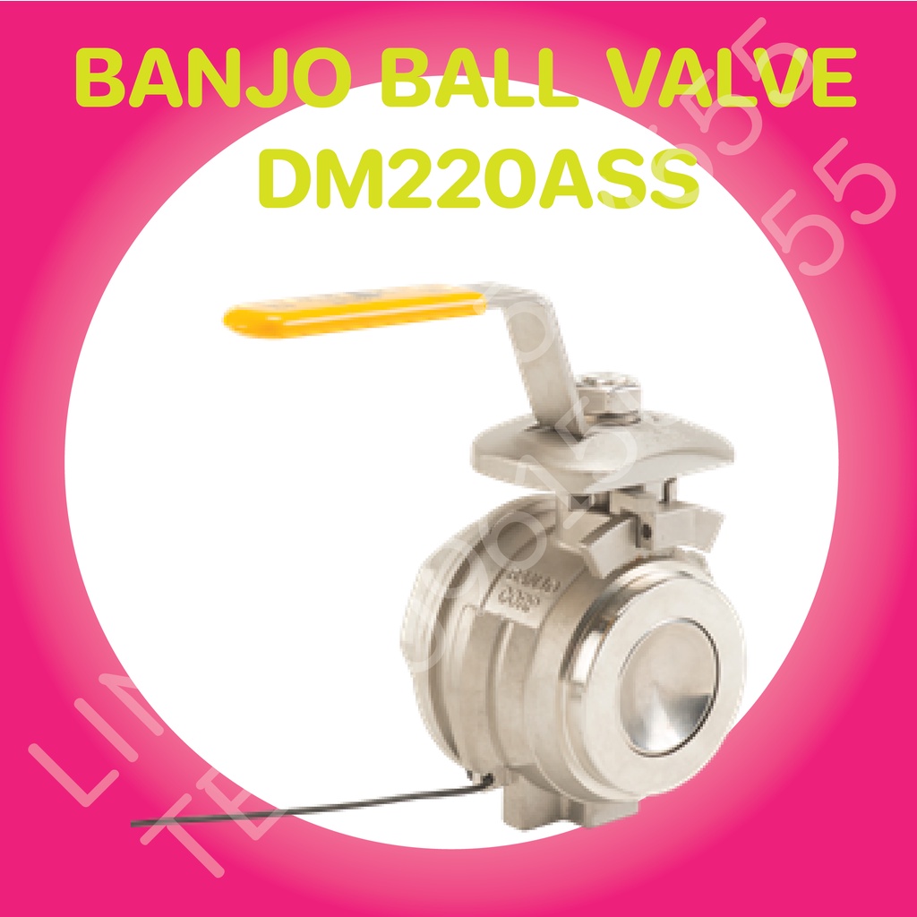 BANJO วาล์ว แบนโจ พรีออเดอร์ Ball Valve BANJO 2" DM220ASS Preorder ...