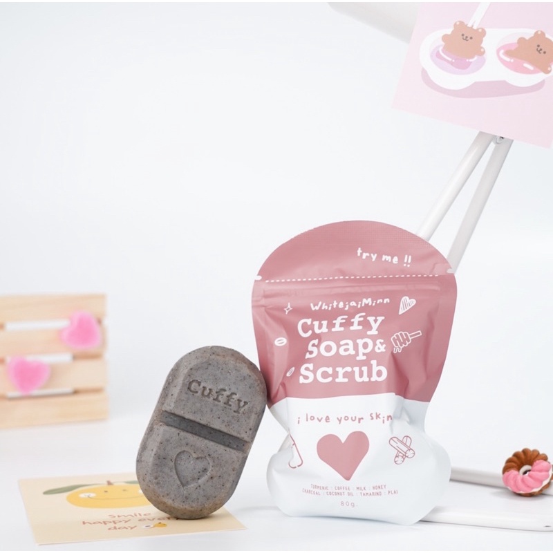 Cuffy Soap&Scrub ขนาด 80 กรัม (แพ็คเกจใหม่) | Shopee Thailand