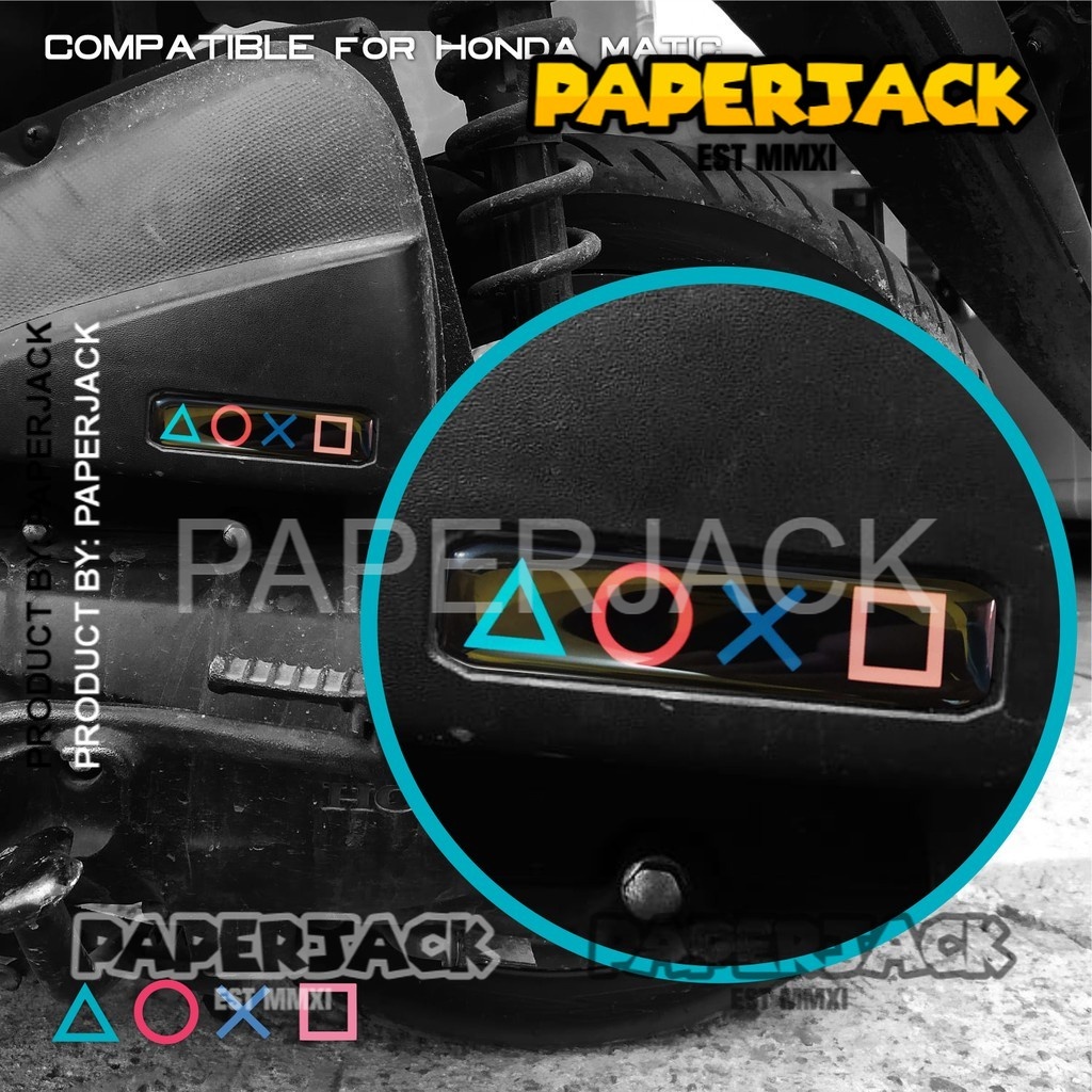 Playstation BUTTON ESP สติ๊กเกอร์นูน FLEXIBLE REPLACEMENT OF QUALITY ...