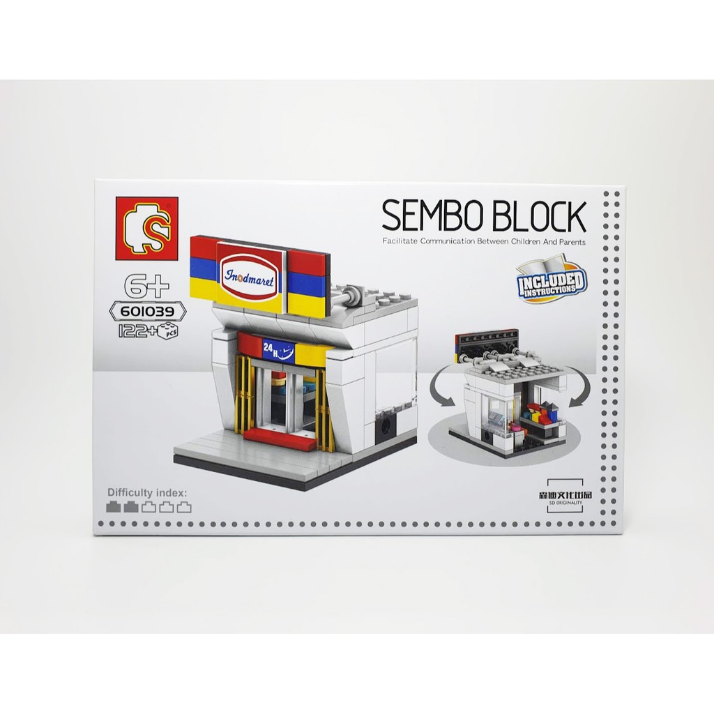 ตัวต่อ ชุด ร้านค้า SEMBO BLOCK 601039 จำนวนตัวต่อ 122 ชิ้น | Shopee ...