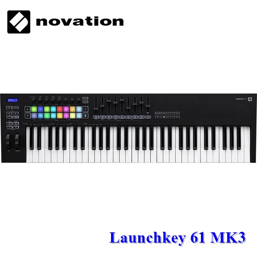 Novation Launchkey 61 MK3 USB MIDI Keyboard Controller (61-Key ...