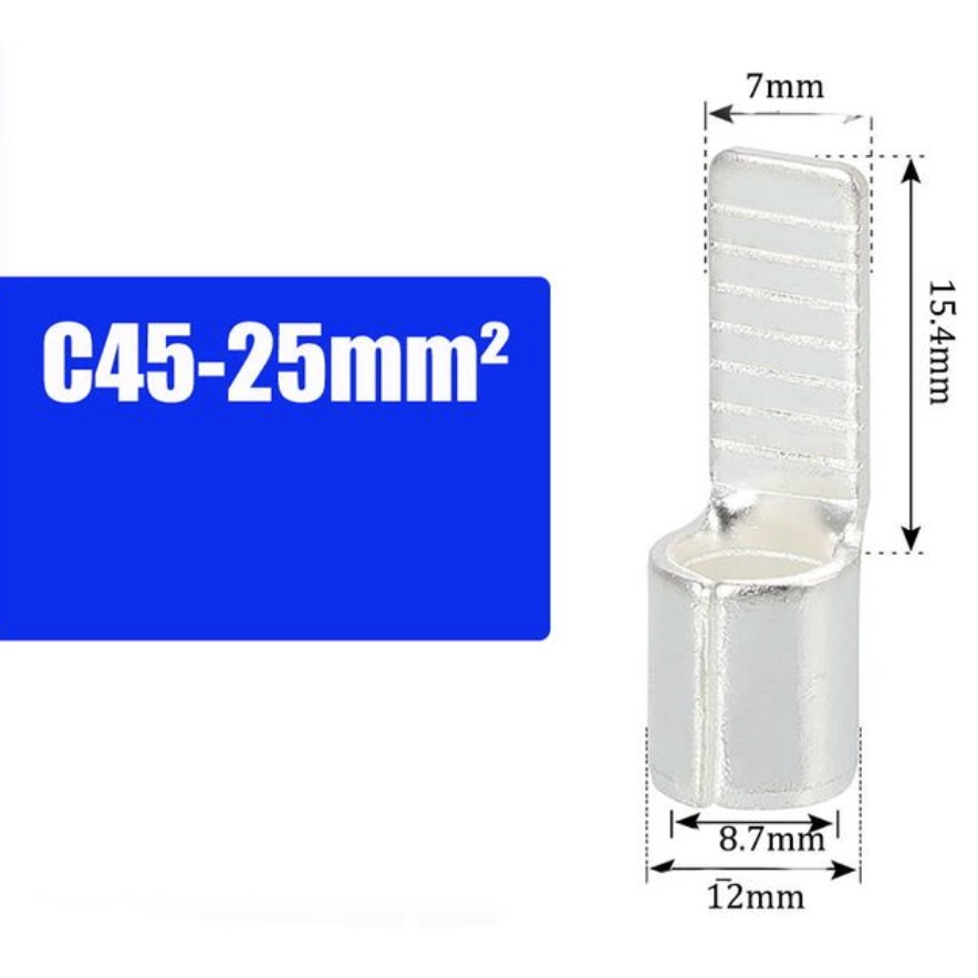 10 ชิ้น หางปลา C45-1.5 C45-2.5 C45-4 C45-6 C45-10 C45-16 C45-25 แพ็ค 10 ...