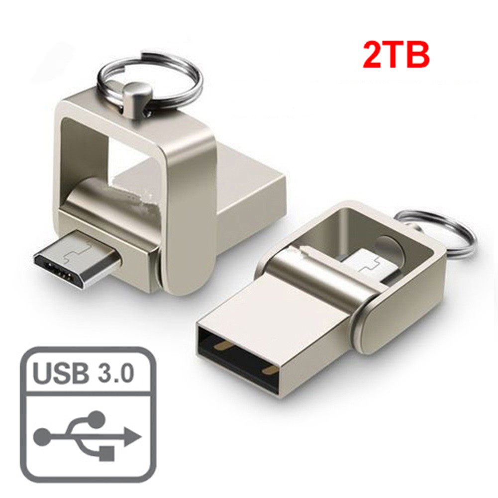 【SG】แฟลชไดรฟ์ Otg U Disk 2TB Micro USB 3.0 แบบหมุนได้ | Shopee Thailand