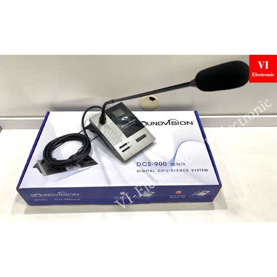 ชุดไมค์ประชุมสำหรับประธาน SOUNDVISION DCS-900C ระบบดิจิตอล มีปุ่ม ...