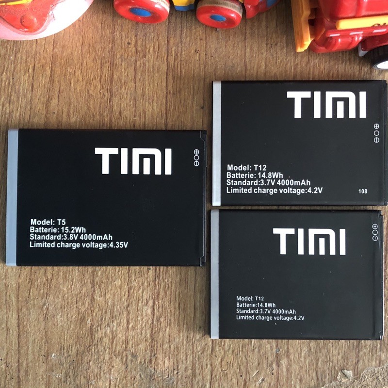 แบตเตอรี่ TIMI T1/T2/T5/T9/T12/T8/T3/T22/T23/T29/T30/T11/T28/T25/T31 | Shopee Thailand