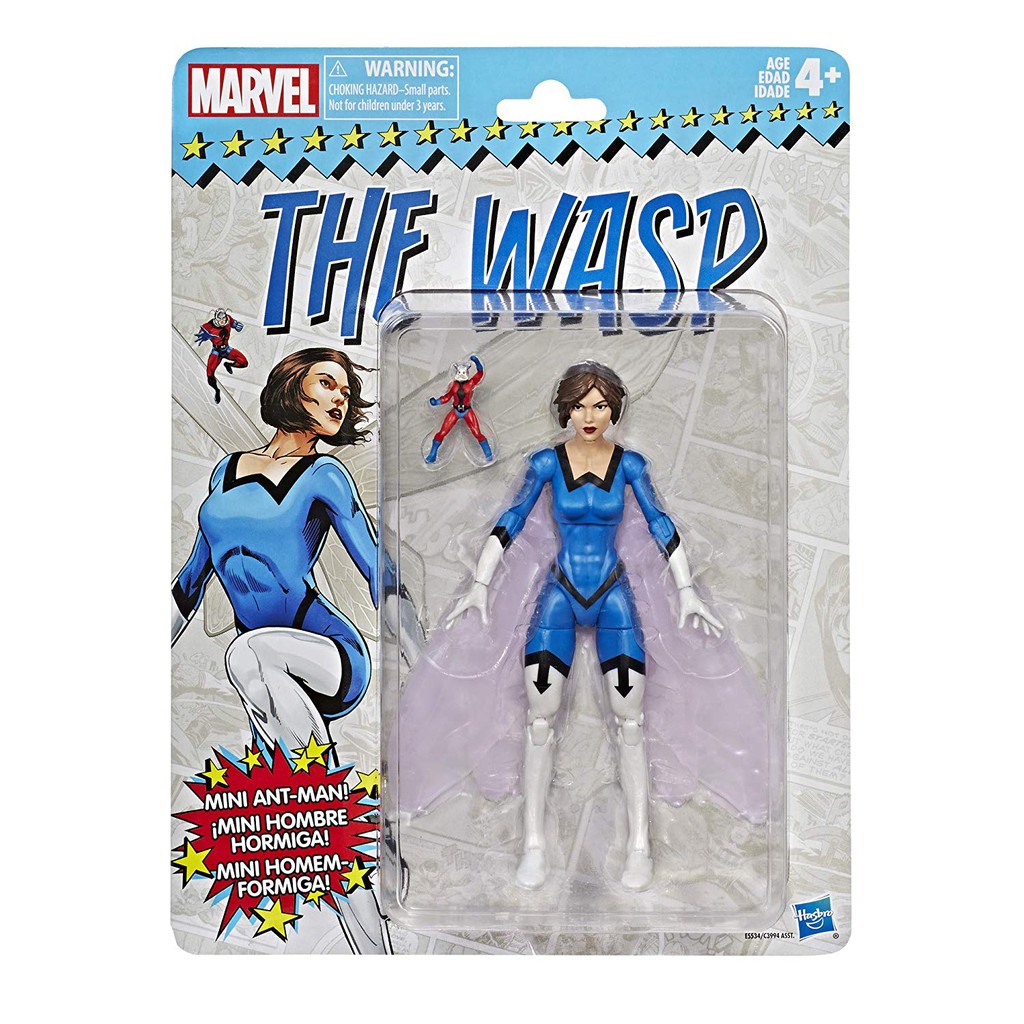 Marvel Retro 6-inch Collection Wasp Figure (สนค้าลิขสิทธิ์แท้ จาก ฮาสโบ ...
