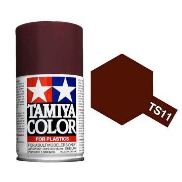 TAMIYA 85011 TS-11 MAROON (GLOSS) สีสเปรย์ทามิย่า พ่นโมเดล | Shopee ...