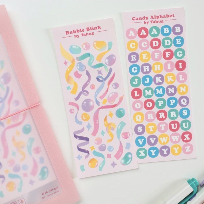 Bubble Blink & Candy Alphabet (เนื้อด้าน) | Shopee Thailand
