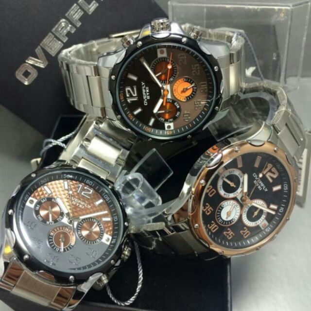 Overfly EYKI แท้- กันน้ำ100%-สายเลทเงิน- พร้อมกล่อง | Shopee Thailand