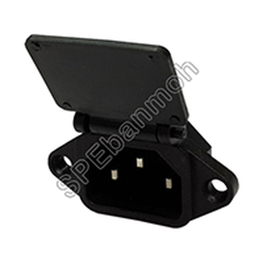 [ 2ชิ้น ] เต้ารับ AC AS-05C เต้ารับ AC Socket เต้ารับ AC ขั้วปลั๊ก DCZ ...