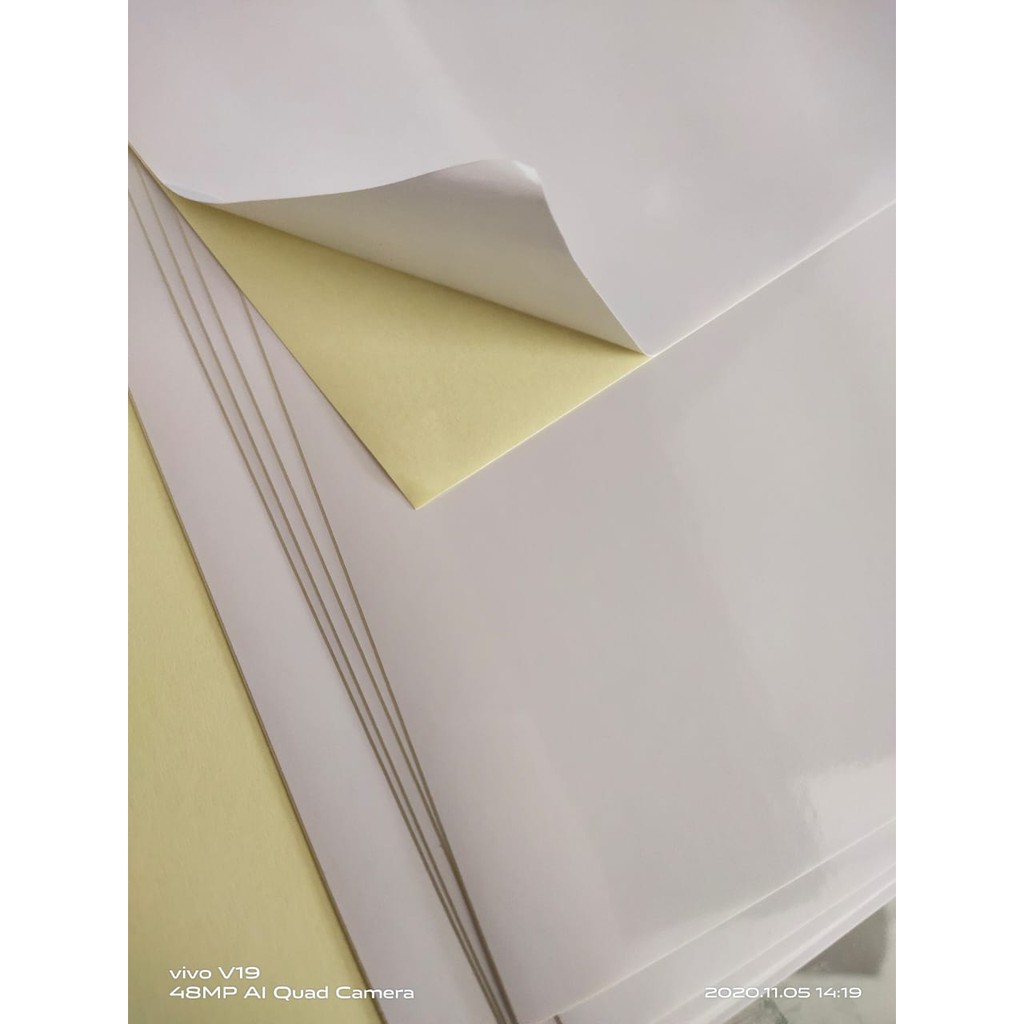 Paper A4 Sticker CROMO uk.A4 และ F4 GLOSSY min.order 10 แผ่น | Shopee ...