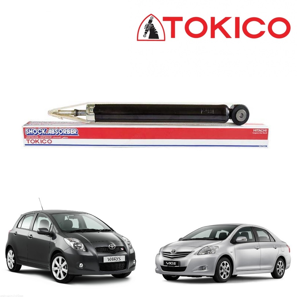 Tokico โช๊คอัพหลัง Toyota Vios NCP93 ปี08-13 Yaris NCP91 ปี05-13 / โช๊คอัพหลัง โช้คหลัง โช๊คหลัง ...