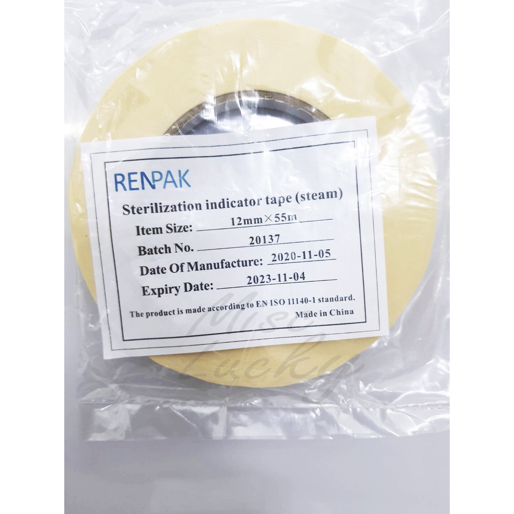 เทปนึ่งฆ่าเชื้อ Autoclave Tape ยี่ห้อ Renpak | Shopee Thailand