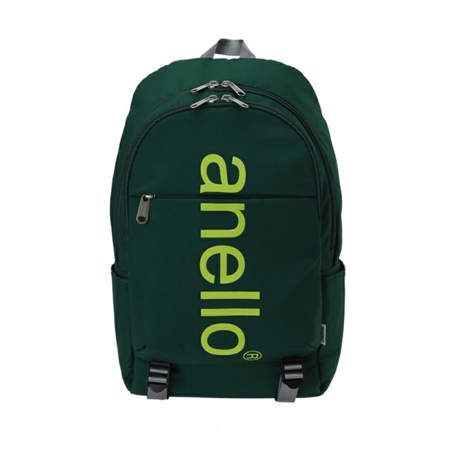 Anello Big Logo Print Daypack (Green/Navy) ของแท้ 100% | Shopee Thailand