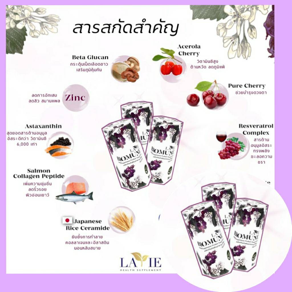 Set 6 กระปุก BIOMUNE เสริมสร้างภูมิคุ้มกัน | Shopee Thailand