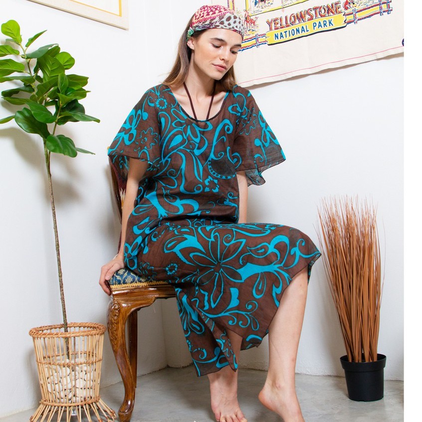 ATIPA New Signature! ชุดเดรสยาว สไตล์โบฮีเมียนรีสอร์ท (Boho Maxi Dress ...