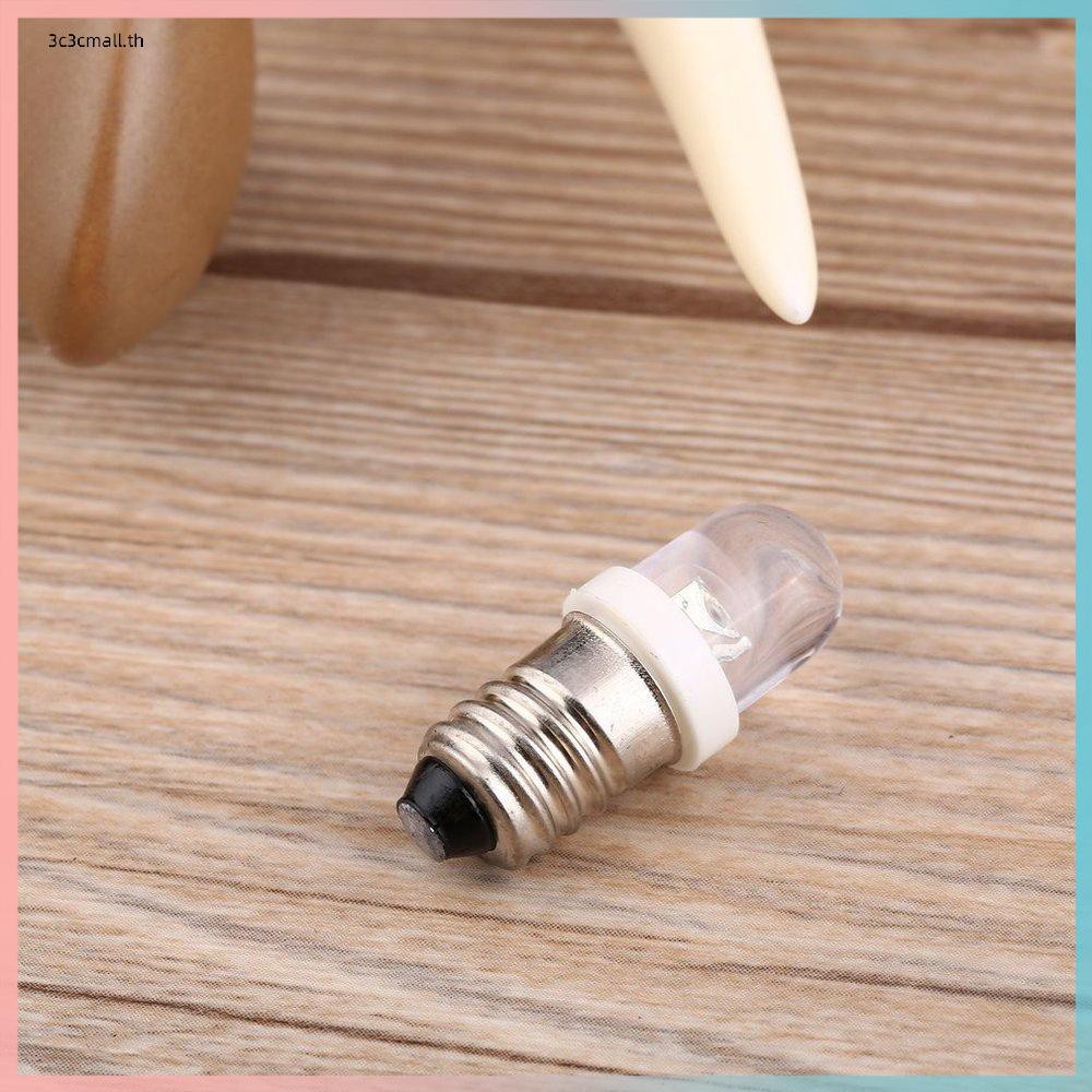 ส่วนลดใหญ่ E10 LED Screw Base Indicator Bulb Cold White 6V DC ...