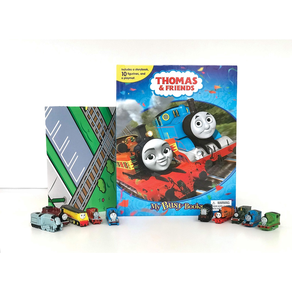 Thomas & Friends My Busy Books หนังสือเด็ก ภาษาอังกฤษ บอร์ดบุ๊ค รถไฟโท ...