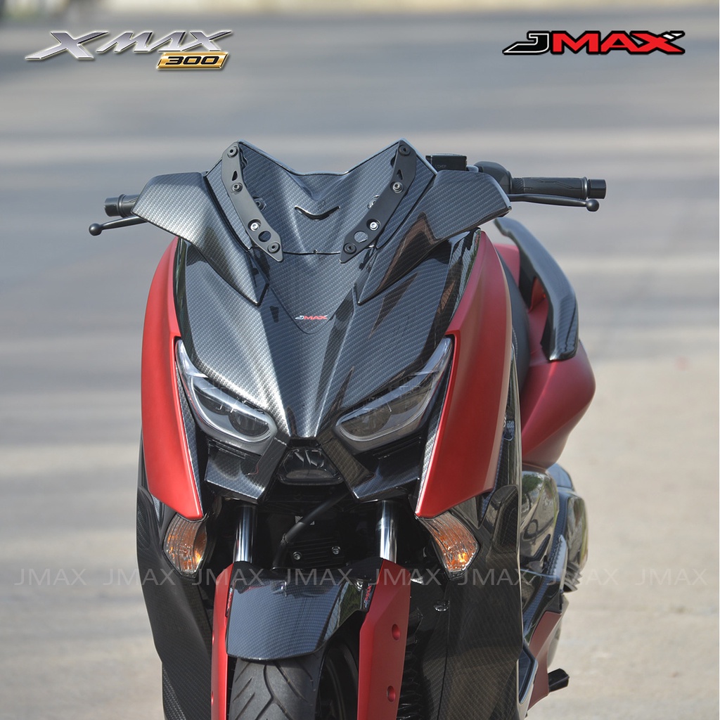 ชุด 2 ชิ้น ฝาครอบแบตเตอรี่ ฝาครอบไฟหน้าตัวล่าง XMAX 300 2017-22 JMAX ...