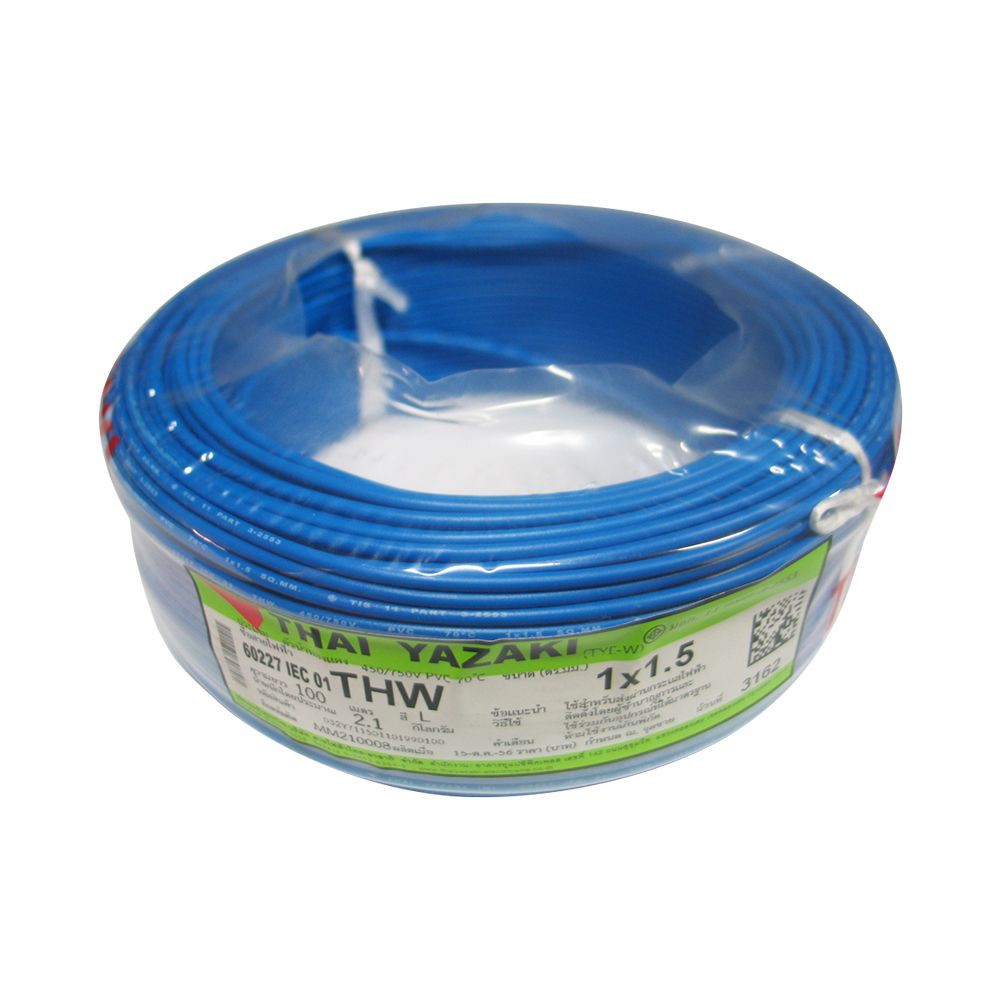 THW power cord ELECTRIC WIRE THW IEC01 YAZAKI 60227IEC01 1X1.5SQMM 100M ...