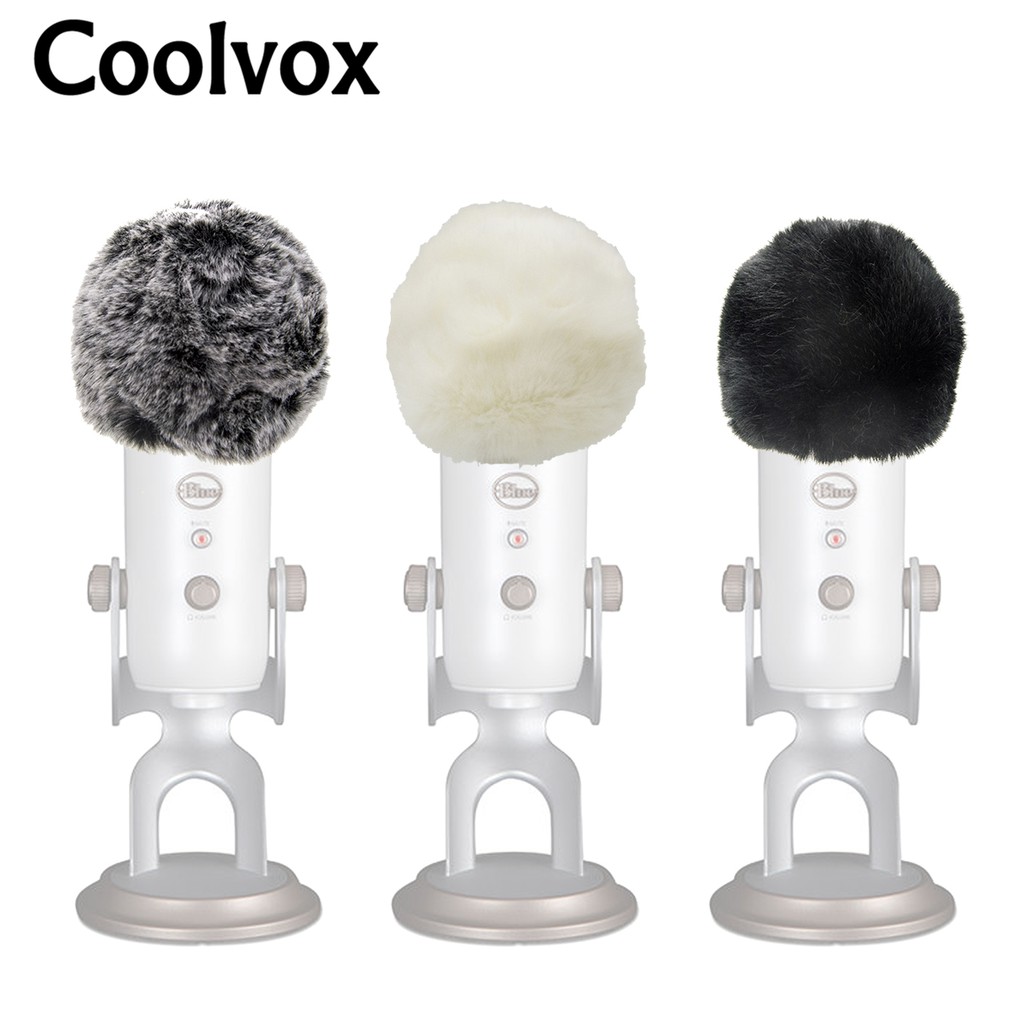 Deat Cat Recording Studio Artifical Fur Wind Microphone Cover Muff ...