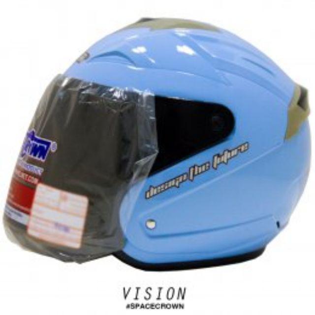 หมวกกันน็อค SPACE CROWN VISION | Shopee Thailand