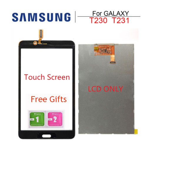 หน้าจอสัมผัส LCD สําหรับ Samsung Galaxy Tab 4 T230 SM-T231 Tab4 | Shopee Thailand