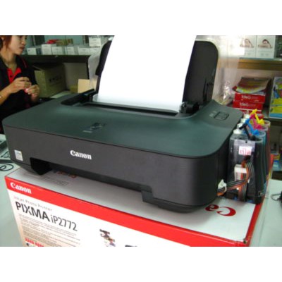 เครื่องปริ้นท์ อิงเจ็ท CANON รุ่น PIXMA IP2772 พร้อมติดตั้ง InkTank และ ...