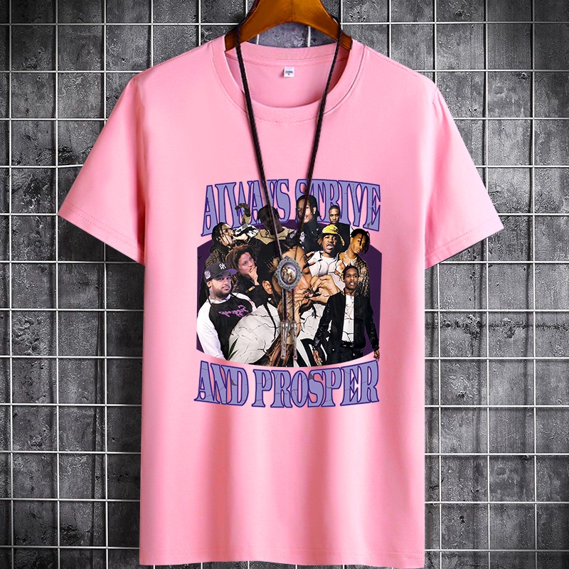 D277 (พร้อมส่ง）เสื้อยืดแขนสั้ง สำหรับชายและหญิง.ลายแฟชั่งนานาชาติ ใส่ ...