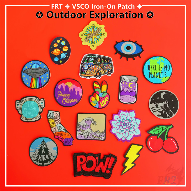 Vsco : Outdoor Exploration - There Is No Planet B แผ่นแพทช์ปักลาย ...