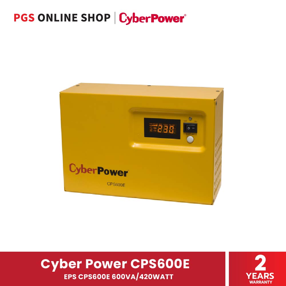 CyberPower (เครื่องสำรองไฟฟ้า) รุ่น EPS CPS600E 600VA/420WATT สินค้ารับ ...