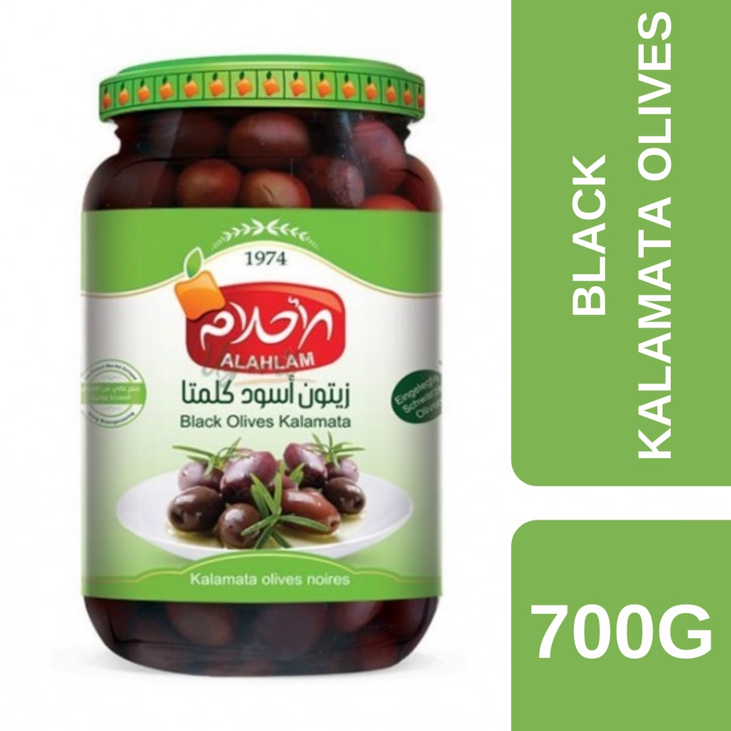 Al Ahlam Black Kalamata Olives 700g ++ อัล อะห์ลาม มะกอกดำรุ่นกาลามาต้า ...