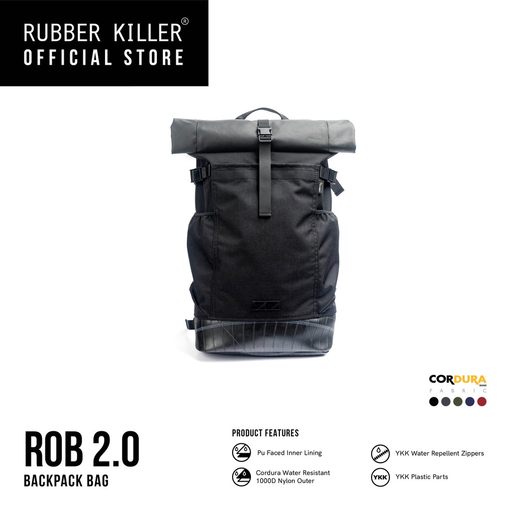 Rubber Killer - ROB 2.0: S, L (กระเป๋าเป้ผู้ชาย) | Shopee Thailand