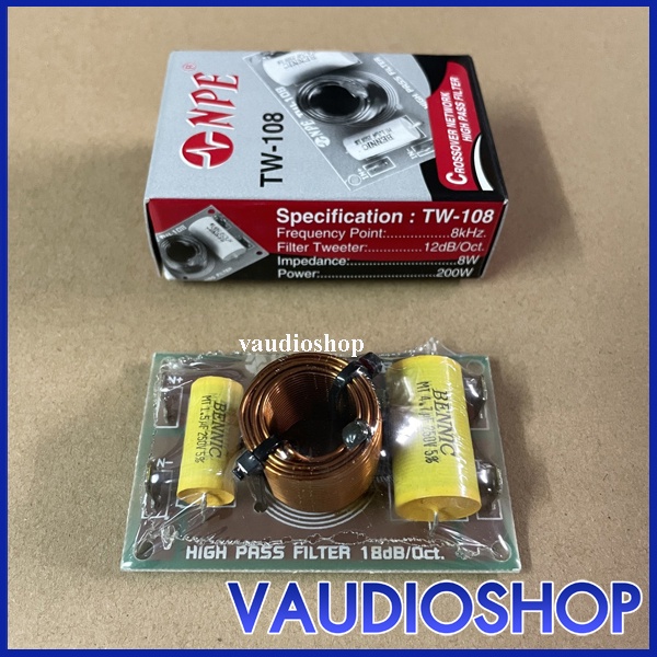 เน็ตเวิร์ค เสียงแหลม NPE TW-104 / TW-108 NETWORK กรองเสียงแหลม จำนวน 1 ...