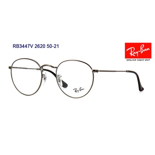 แว่นสายตา RB3447V Round Metal SIZE 50 ของแท้100% ประกัน 2 ปีจาก ...