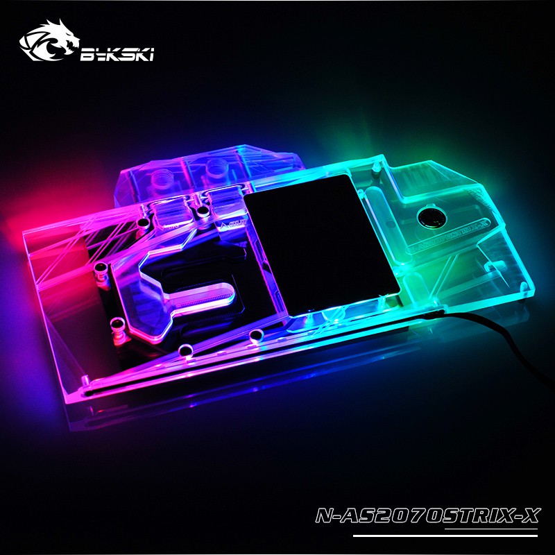 Bykski Full Coverage GPU Water Block For ASUS ROG STRIX RTX 2070 RTX ...