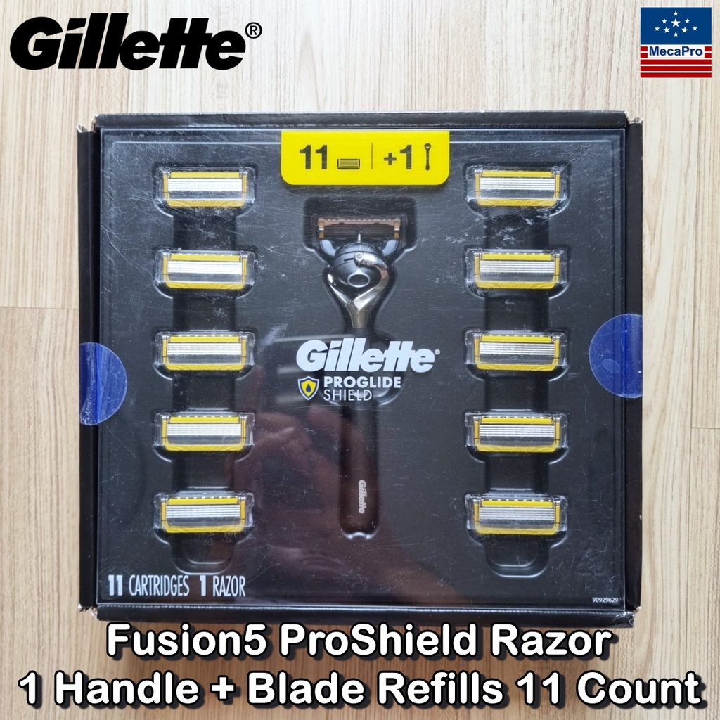 Gillette® Fusion5 ProShield Razor 1 Handle + Blade Refills 11 Count ชุด ...