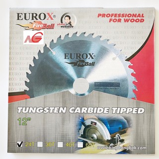 ใบเลื่อยวงเดือน EUROX 12" x 24T | Shopee Thailand
