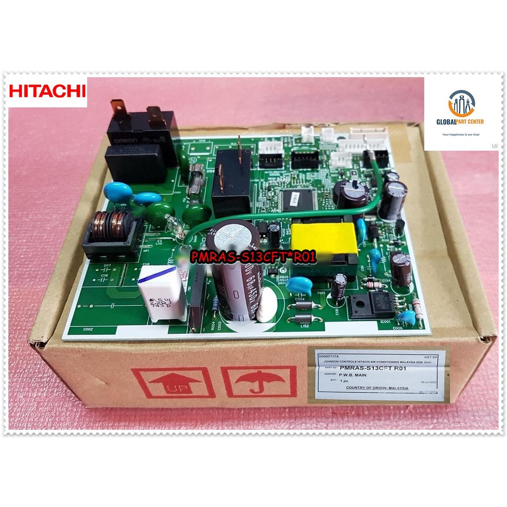 ขายอะไหล่ของแท้/เมนบอร์ดแอร์ฮิตาชิ/P.W.B (MAIN)/HITACHI/PMRAS-S13CFT*R01/RAS-S13CFT | Shopee ...