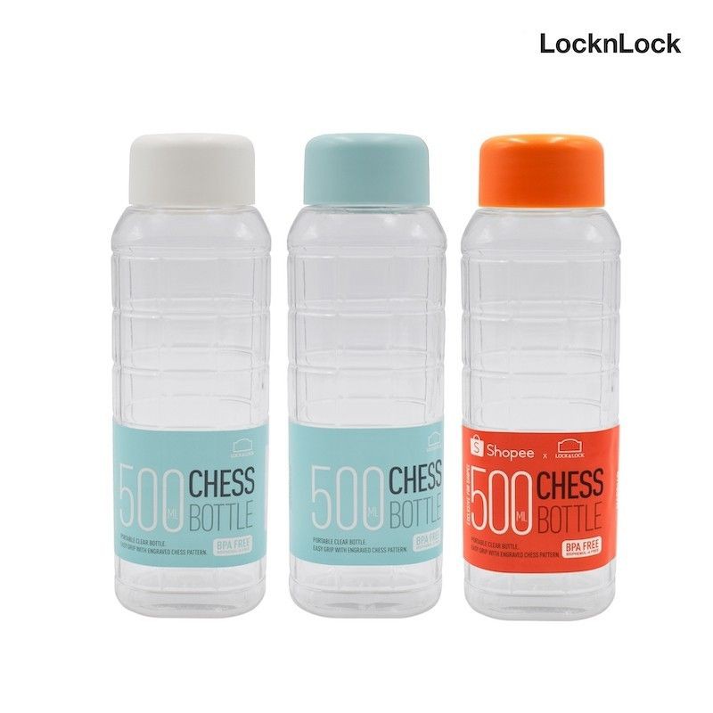 LocknLock กระบอกน้ำพลาสติก Chess water bottle ความจุ 500 ml. รุ่น ...