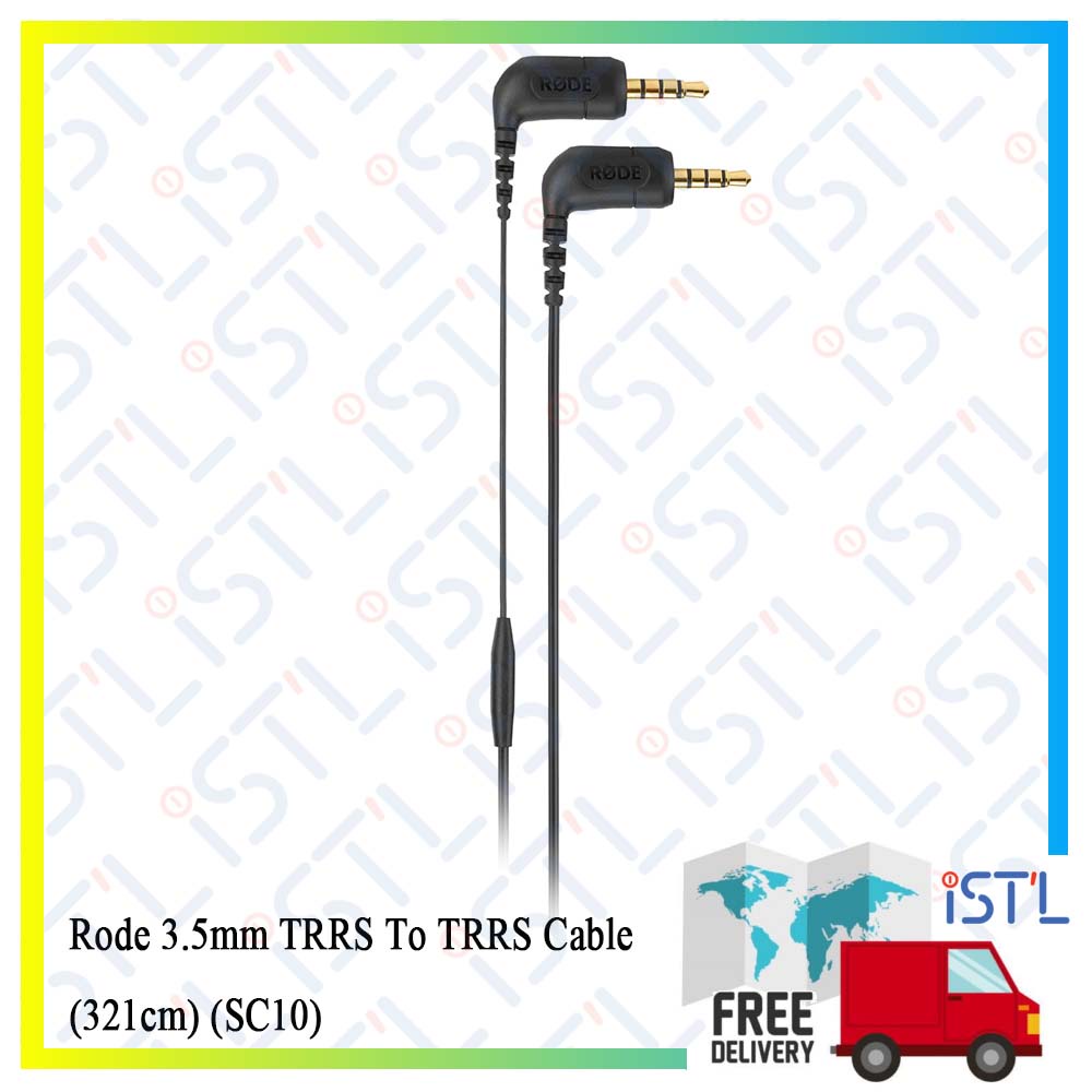 Rode 3.5mm TRRS To TRRS Cable (321cm) (SC10) | Shopee Thailand